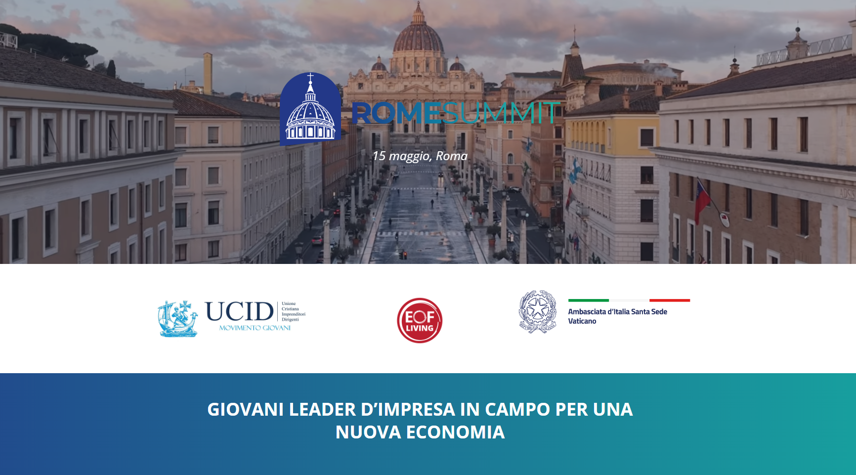 ROME Summit | Roma, 15 maggio 2024